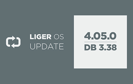 NEUES UPDATE FÜR DIE SOFTWARE LIGER: 4.05.0, DB 3.38!